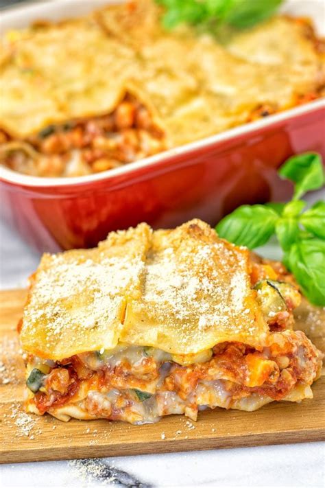 Creamy Carbonara Vegetarian Lasagna Contentedness Cooking
