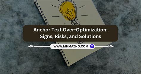 Anchor Text Over Optimization Signs Risks And Solutions