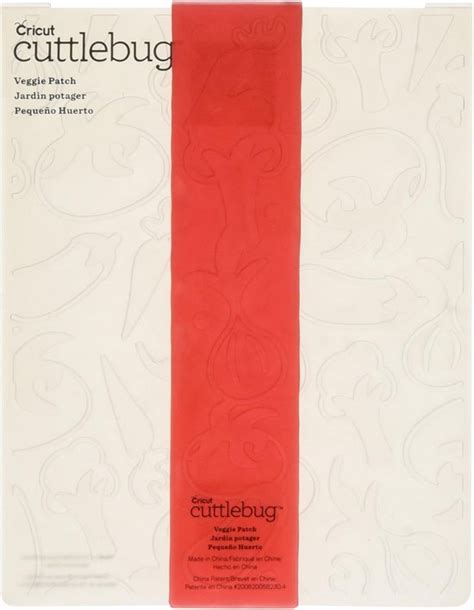 Cricut Cuttlebug A2 Embossing Folder En Rand Veggie Patch Bol