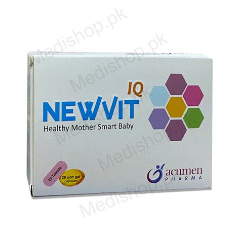 Newvit IQ Tablets & Soft Gel – Medishop.pk