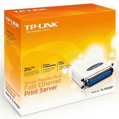 Single Parallel Port Fast Ethernet Print Server TL PS110P