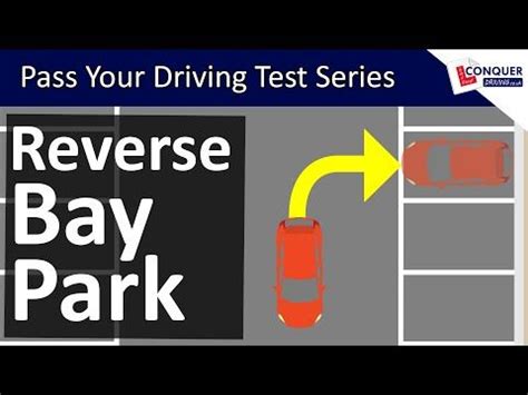 Reverse Bay Parking Using The Mirrors For Reference Points Driving Test Manoeuvre YouTube