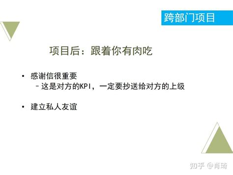 跨部门项目管理 知乎
