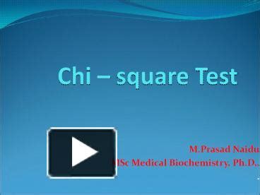 Chi Square Test Presentation Free To Download