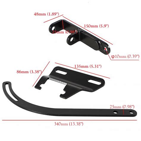 Black Small Block Alternator Bracket For Chevy Sbc 283 327 350 Short Water Pump Ebay