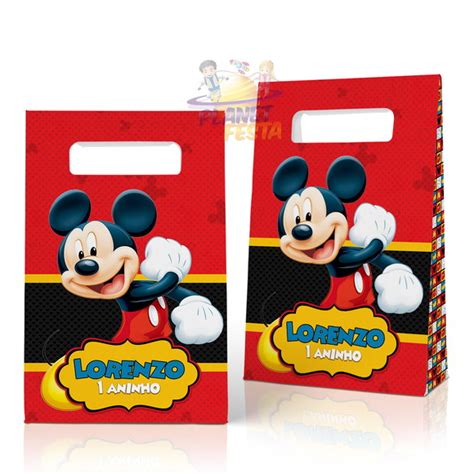 Sacolinha Surpresa Mickey Elo7 Produtos Especiais
