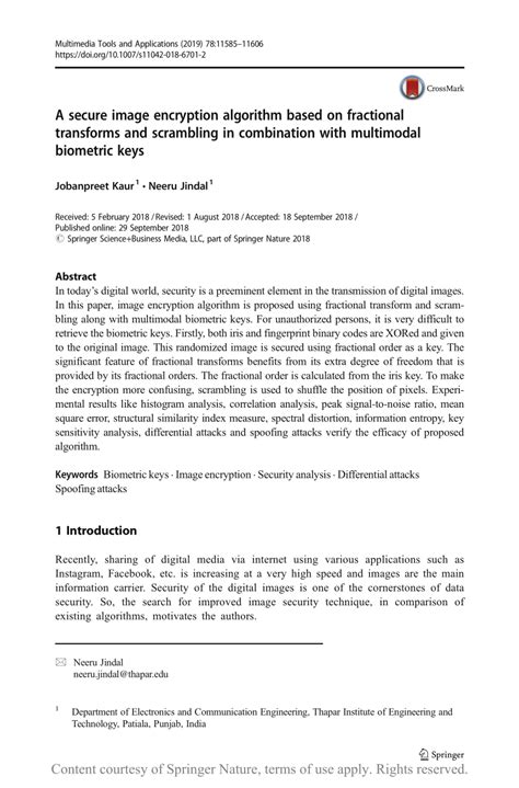 A Secure Image Encryption Algorithm Based On Fractional Transforms And