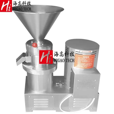 Large Capacity Cocoa Butter Processing Colloid Mill Peanut Butter Grinder Nut Butter Machine