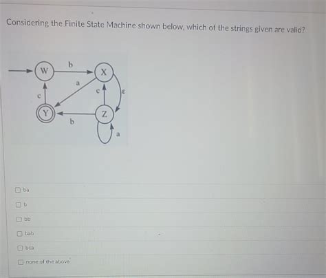 solved considering the finite state machine shown below
