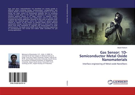 Gas Sensor 1d Semiconductor Metal Oxide Nanomaterials 978 3 659 93791