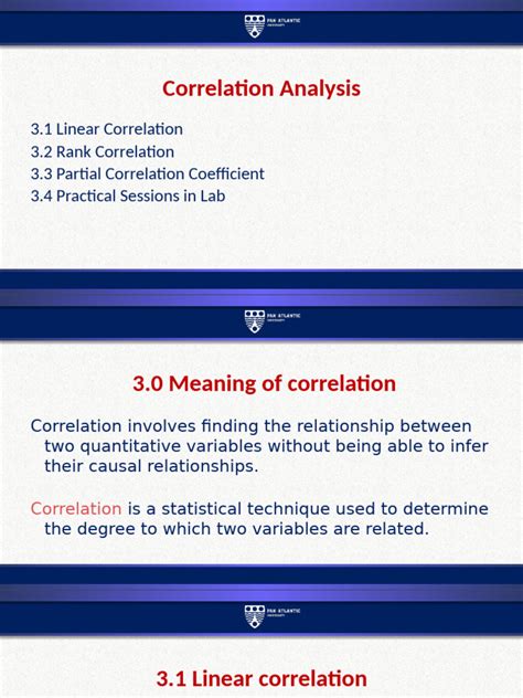 Lectures 5 6 Correlation Analysis Pdf Multivariate Statistics Statistical Theory
