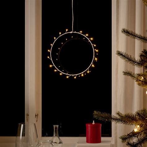 StrÅla 스트롤라 Led펜던트등 배터리식 고리 모양 27 Cm Ikea