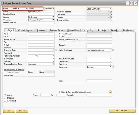 Solved Dtw To Import Business Partners When Code Is Creat Sap