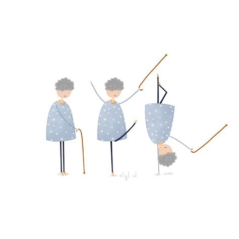 Kaartje Dansende Oma S Alijt