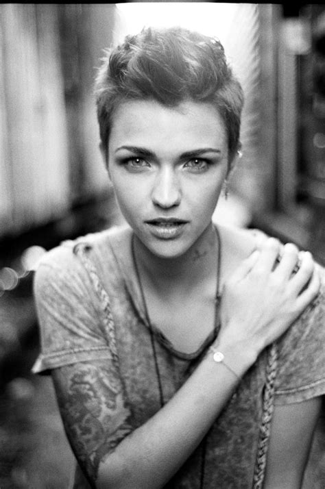 Ruby Rose X Rush Pixie Haircut 2013 Short Hairstyles Short Hair Cuts