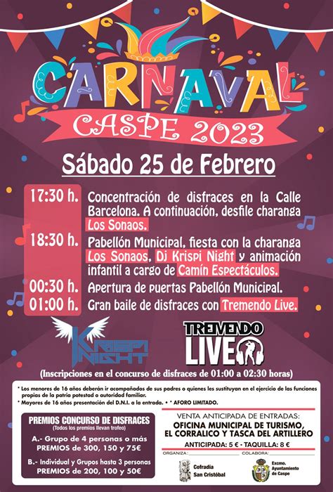 Ven Y Disfruta De La Fiesta De Carnaval Caspe 2023 Bienvenidos A La