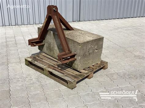 BETONGEWICHT Gegengewicht Traktor Kaufen Deutschland Wildeshausen MQ35715