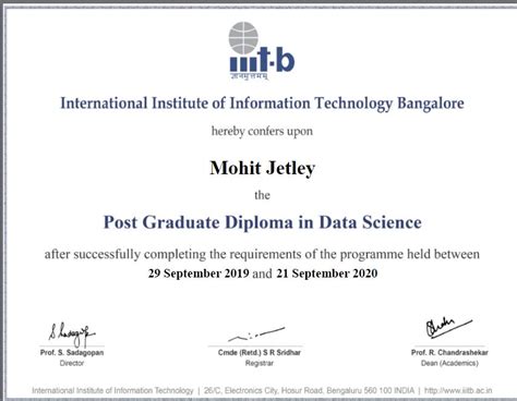 Mohit Jetley On Linkedin Iiitbangalore Upgrad Machinelearning