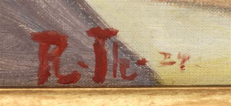 Rudolph Thygesen Olja Signerad Bukowskis