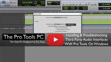 Pro Tools On Windows With Third Party Audio Interfaces Setting Up And Troubleshooting The Pro