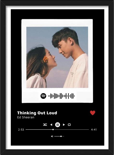 Ritwikas Personalized Spotify Song Barcode With Photo And Message