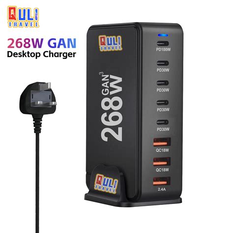 W GAN Nitride Desktop PD Charger A C Shopee Malaysia