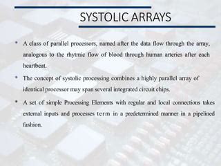 SYSTOLIC ARCH IN COMPUTER OPERATING SYSTEM Pptx