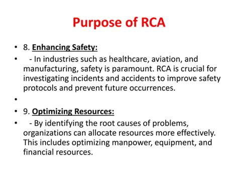 ROOT CAUSE ANALYSIS PowerPoint Presentation PPTX Business Business And Finance