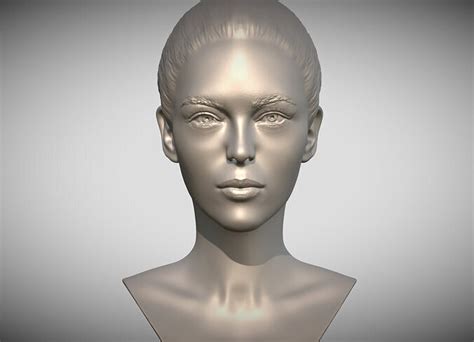 Attractive Woman Bust 3d Printing Ready 8 3d Model 3d Printable Cgtrader