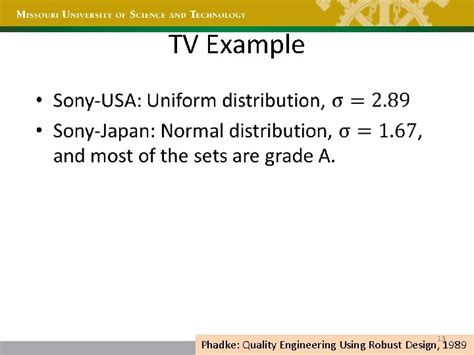 Robust Design And Reliabilitybased Design Me 4761 Engineering