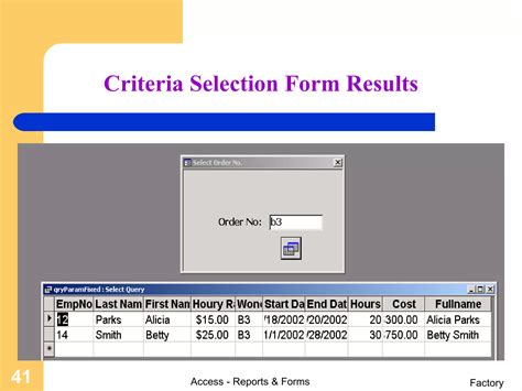 Aia1013access Reports And Forms Ppt