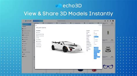 View And Share 3d Models Instantly With Echo3d 3d Digital Asset