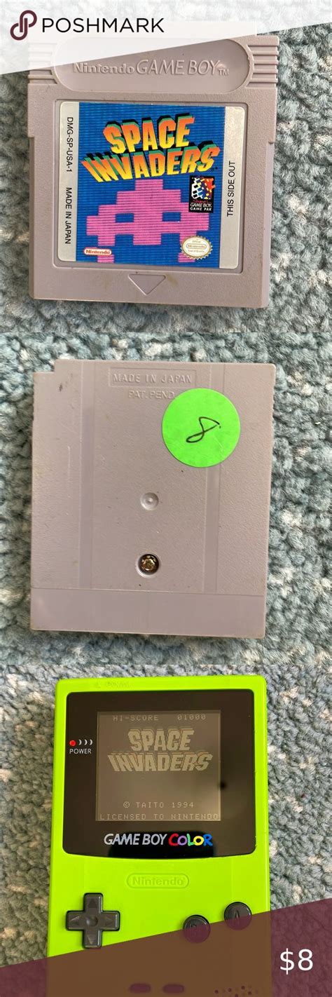 Gameboy Color Space Invaders Gameboy Space Invaders Japan Games