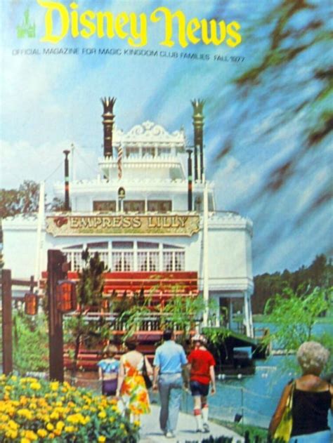 Disney News Magazine Fall 1977 Empress Lily Steamboat Rhythms Ragtime