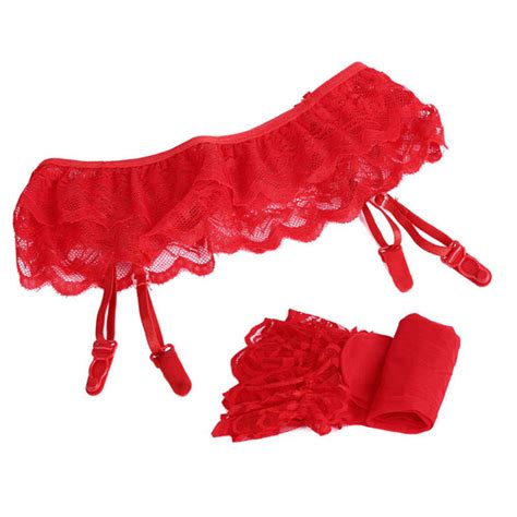 Damen Strapshalter mit Strapse Strapsgürtel Strumpfhalter Dessous Unterhosen eBay