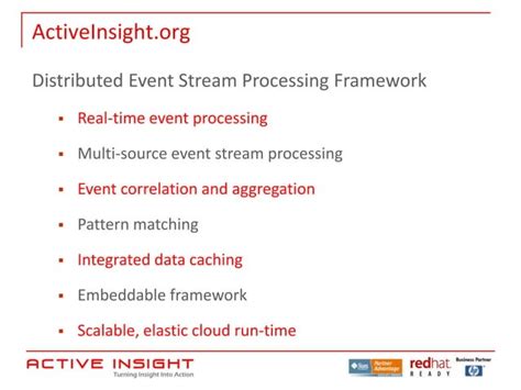 Active Insight Event Stream Processing In The Cloud PPT