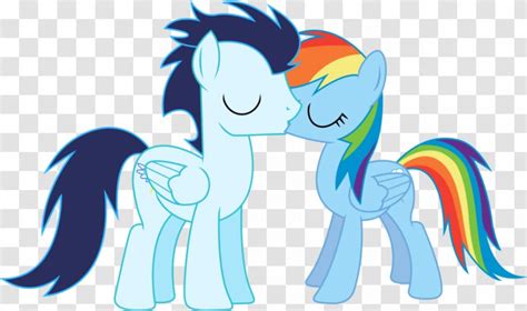 Rainbow Dash And Applejack Kiss