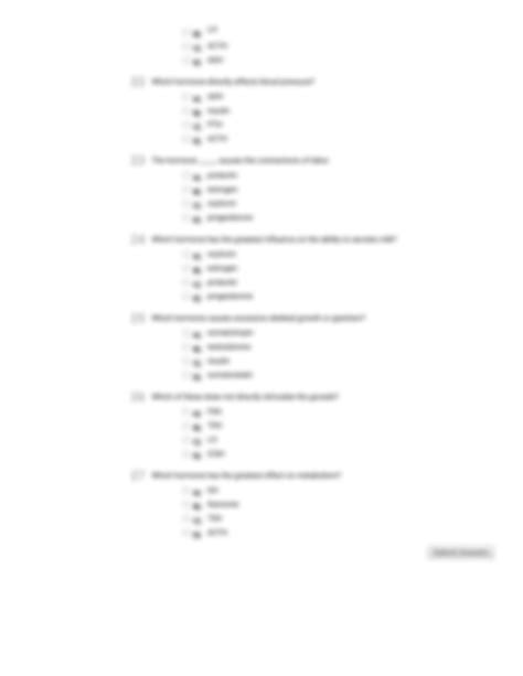 Solution Hole S Human Anatomy Physiology Multiple Choice Quiz Studypool