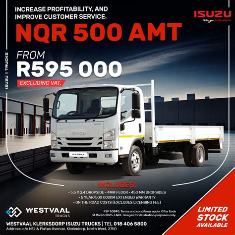 Westvaal Klerksdorp Isuzu Trucks Klerksdorp