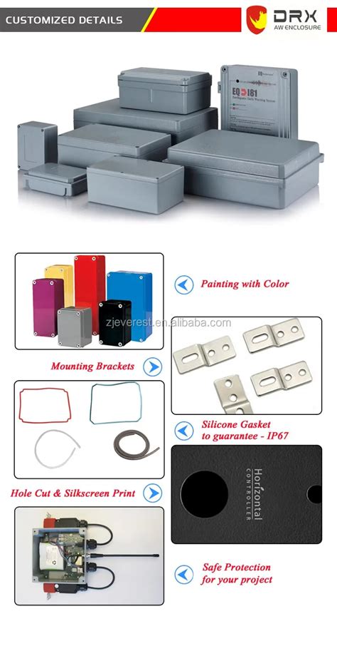Rectangular Weatherproof Box Metal Enclosures For Electronics Buy