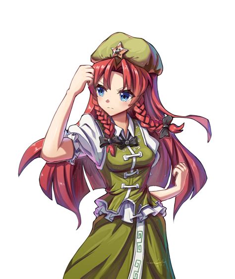 Hong Meiling Touhou Drawn By Admiral Danbooru