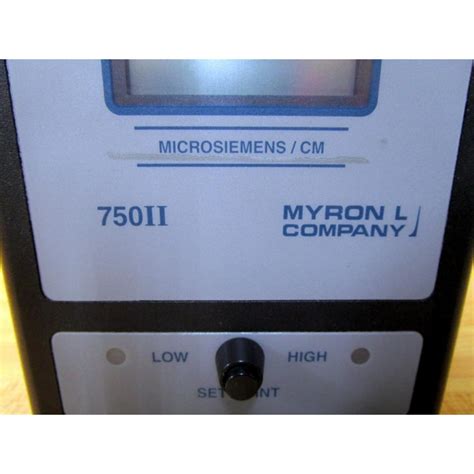Myron L 750ii Conductivity Monitor Used Mara Industrial
