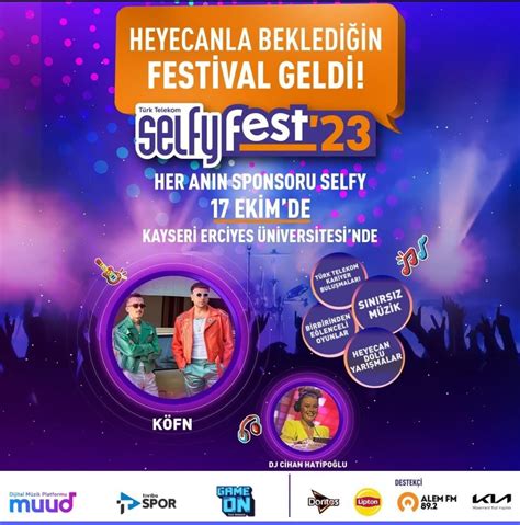 Heyecanla beklenen festival geldi Ünlü şarkıcılar Kayseri ye geliyor