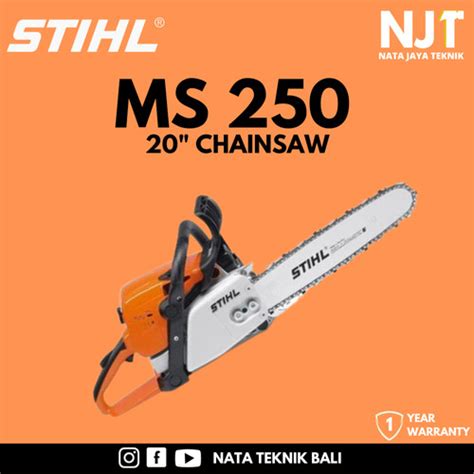 Jual Chainsaw 20 STIHL MS 250 MS250 Mesin Gergaji Sensor Potong Kayu