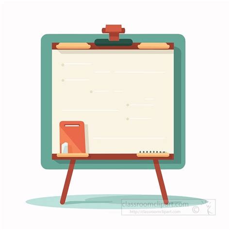 School Clipart Simple White Board For Classroom Use Clip Art