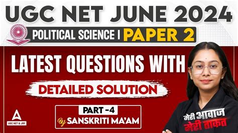 UGC NET Political Science Classes 2024 UGC NET Political Science