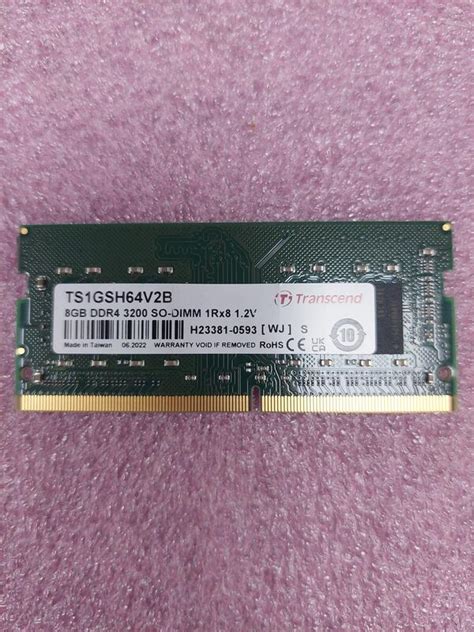 筆電專用 Transcend 8gb Ddr4 3200 So Dimm Ts1gsh64v2b 露天市集 全台最大的網路購物市集