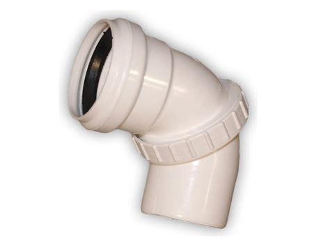 Conector de Cotovelo Universal Ajustável para Sistema de Esgoto de