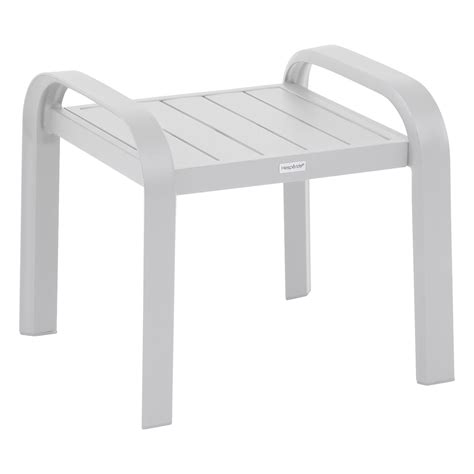 Garden Furniture Set Elyn Hazelnut And White Hespéride Placed On A
