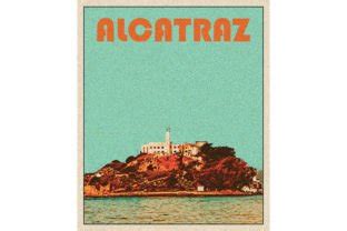 Alcatraz Travel Vintage Poster Graphic By Poster Boutique · Creative